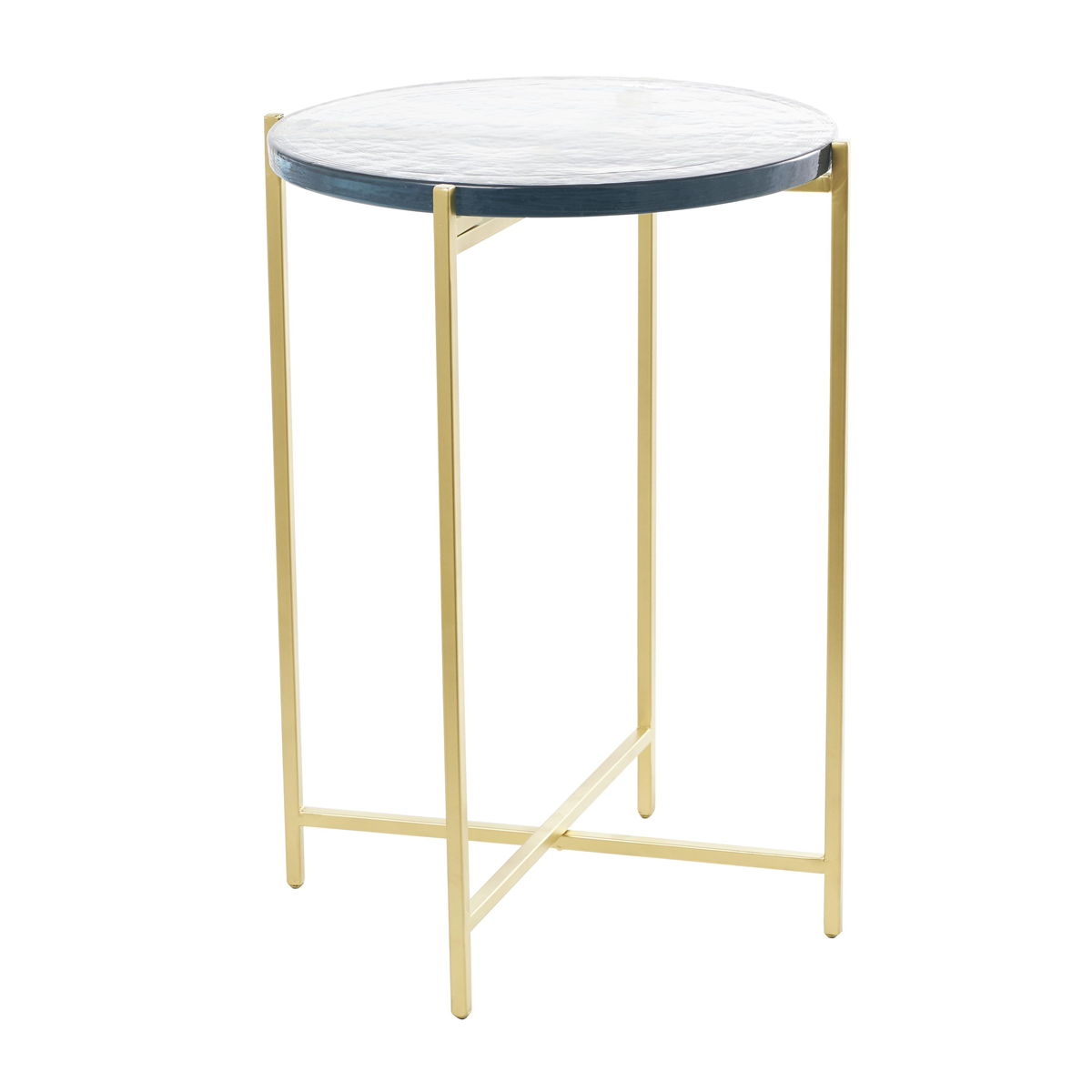 Click here for 9th & Pike(R) Contemporary Gold Metal End Table prices