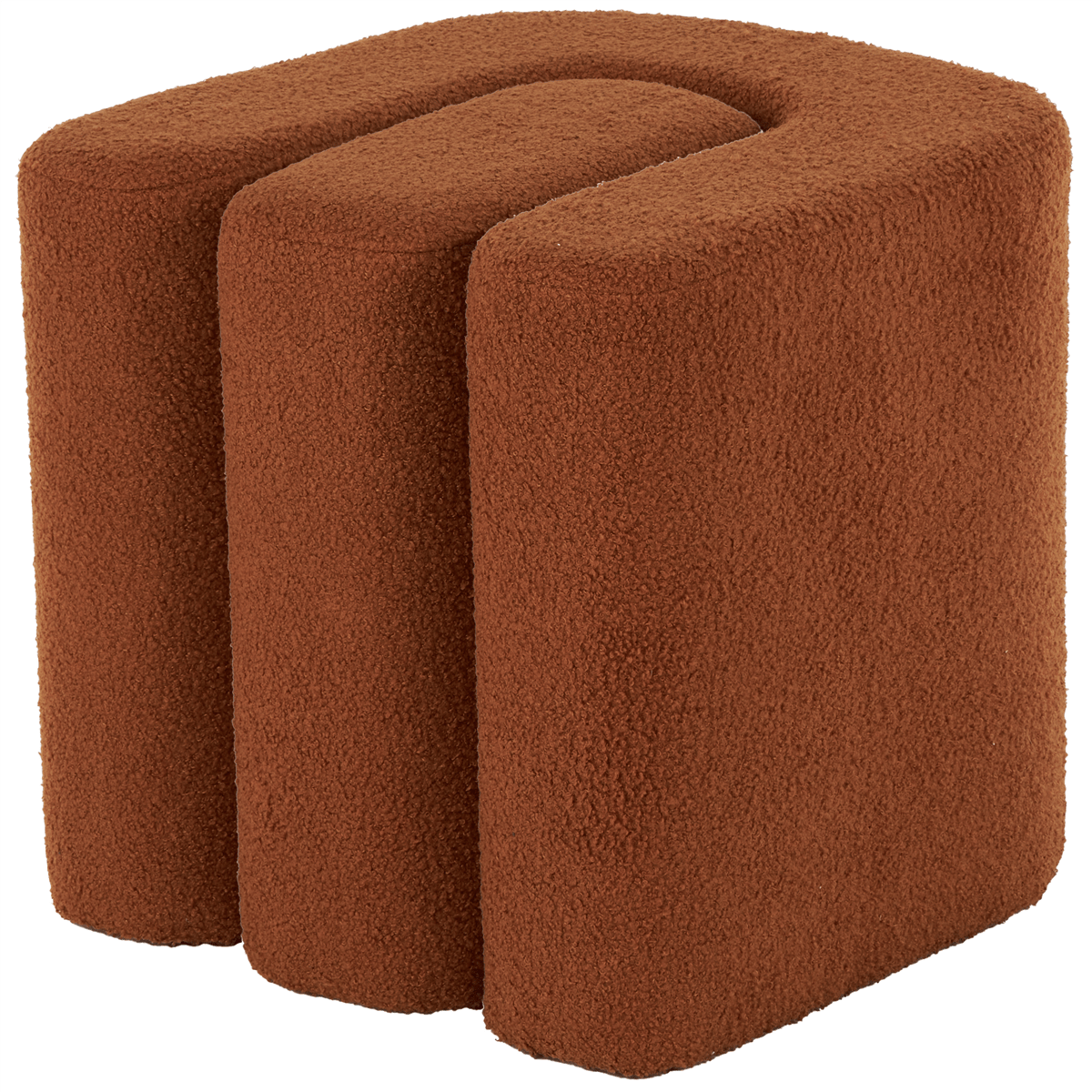 Click here for 9th & Pike(R) Contemporary Copper Polyester Ottoma... prices