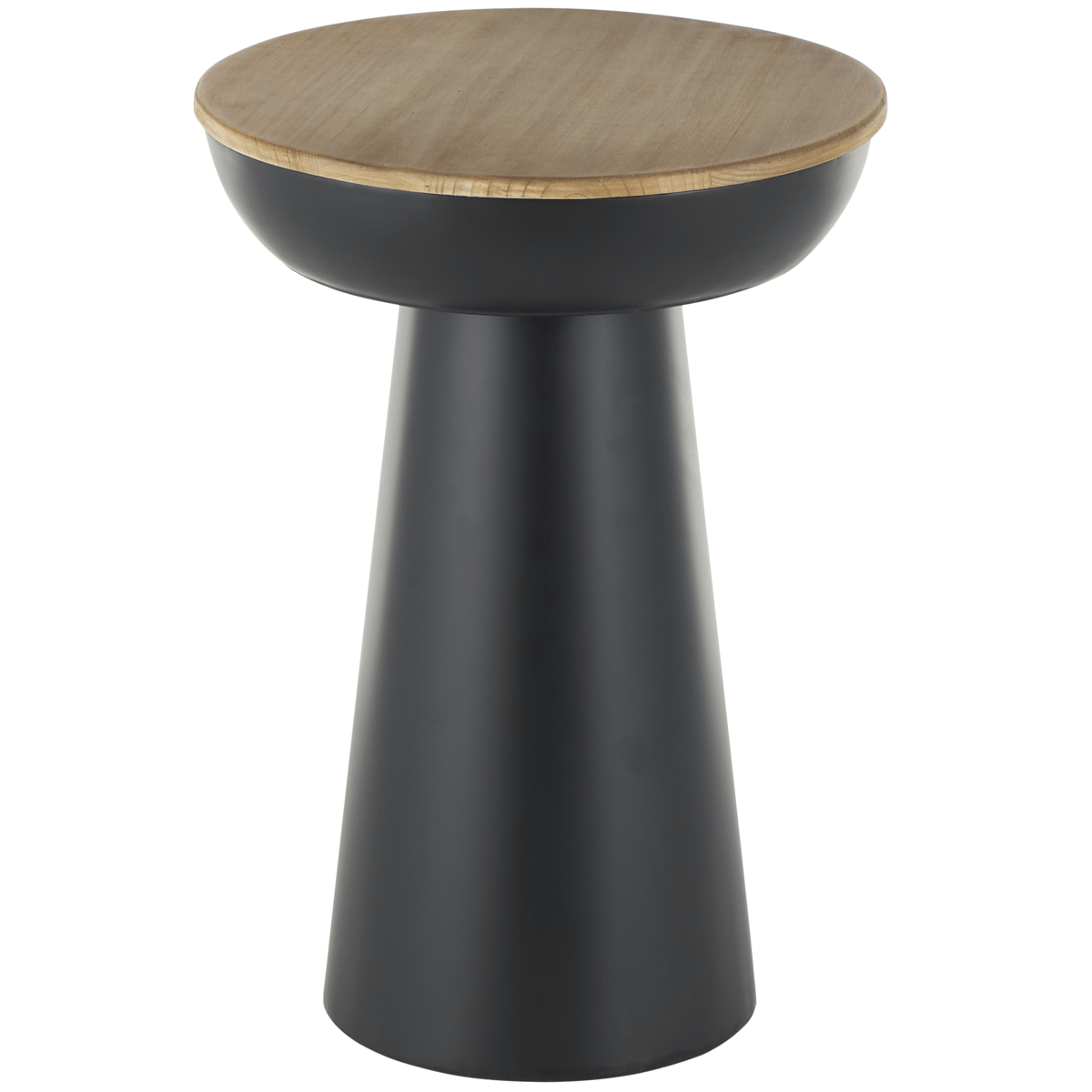 Click here for 9th & Pike(R) Bohemian Black Metal Accent Table prices