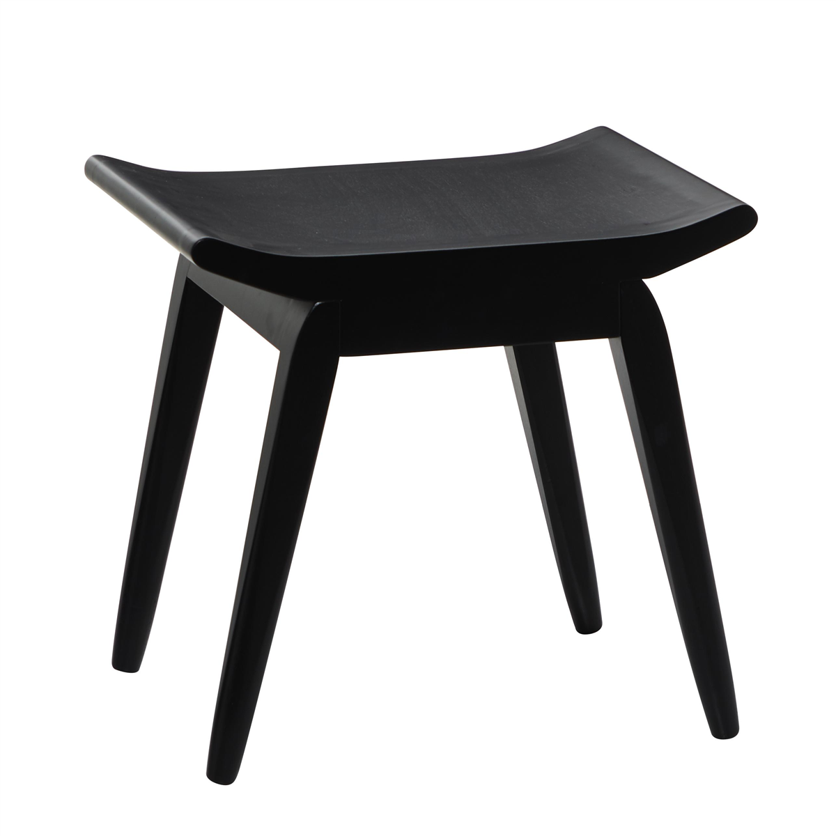 Click here for 9th & Pike(R) Traditional Black Wood Stool prices