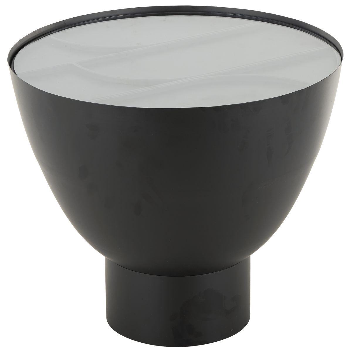 Click here for 9th & Pike(R) Modern Black Metal Accent Table prices