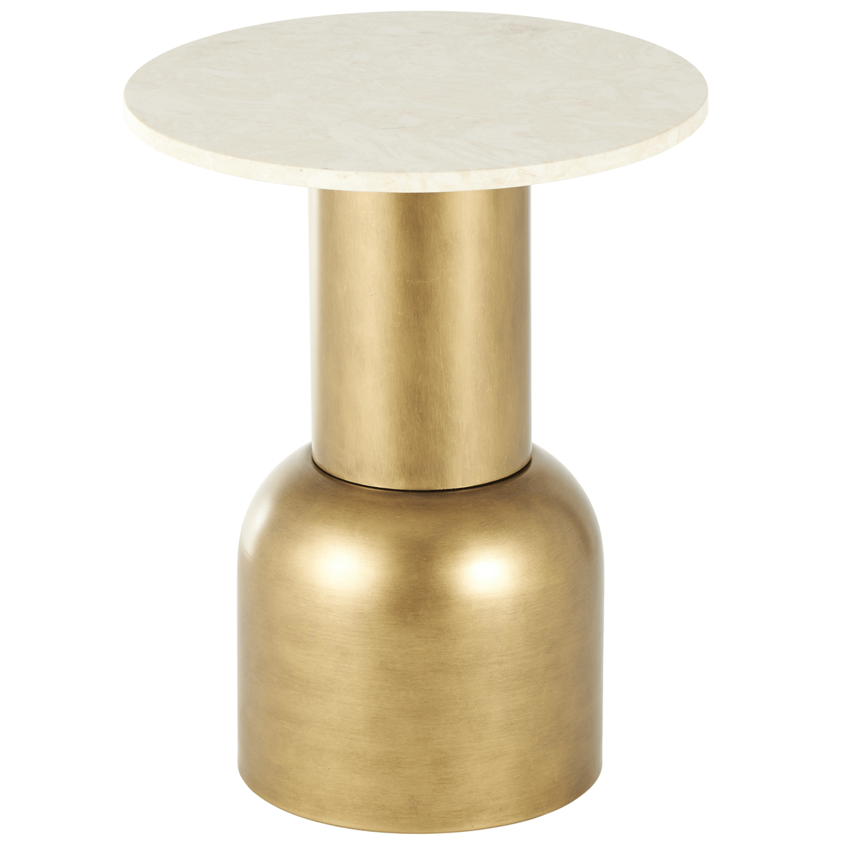 Click here for 9th & Pike(R) Contemporary Gold Metal Accent Table prices