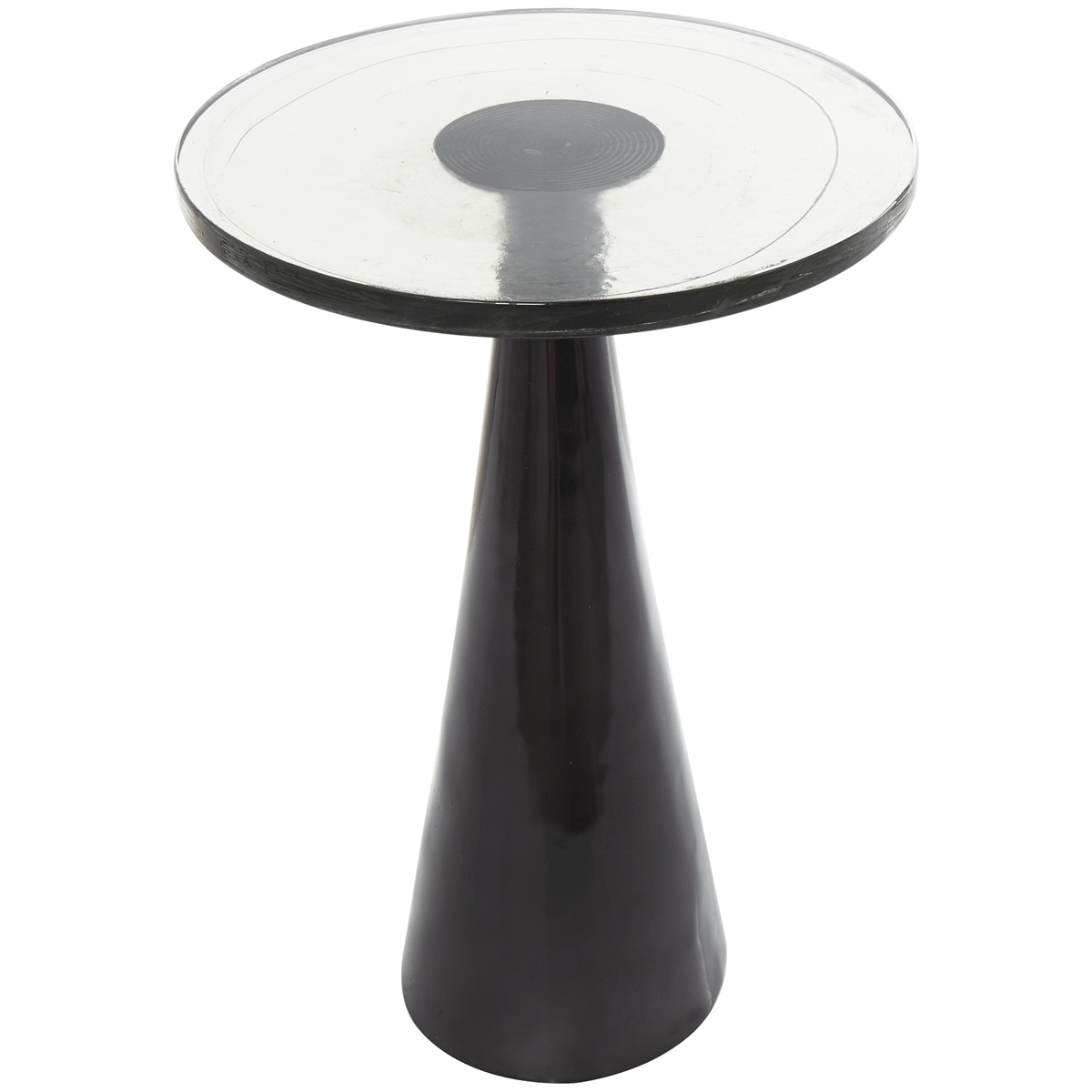 Click here for 9th & Pike(R) Modern Black Aluminum Metal Accent T... prices