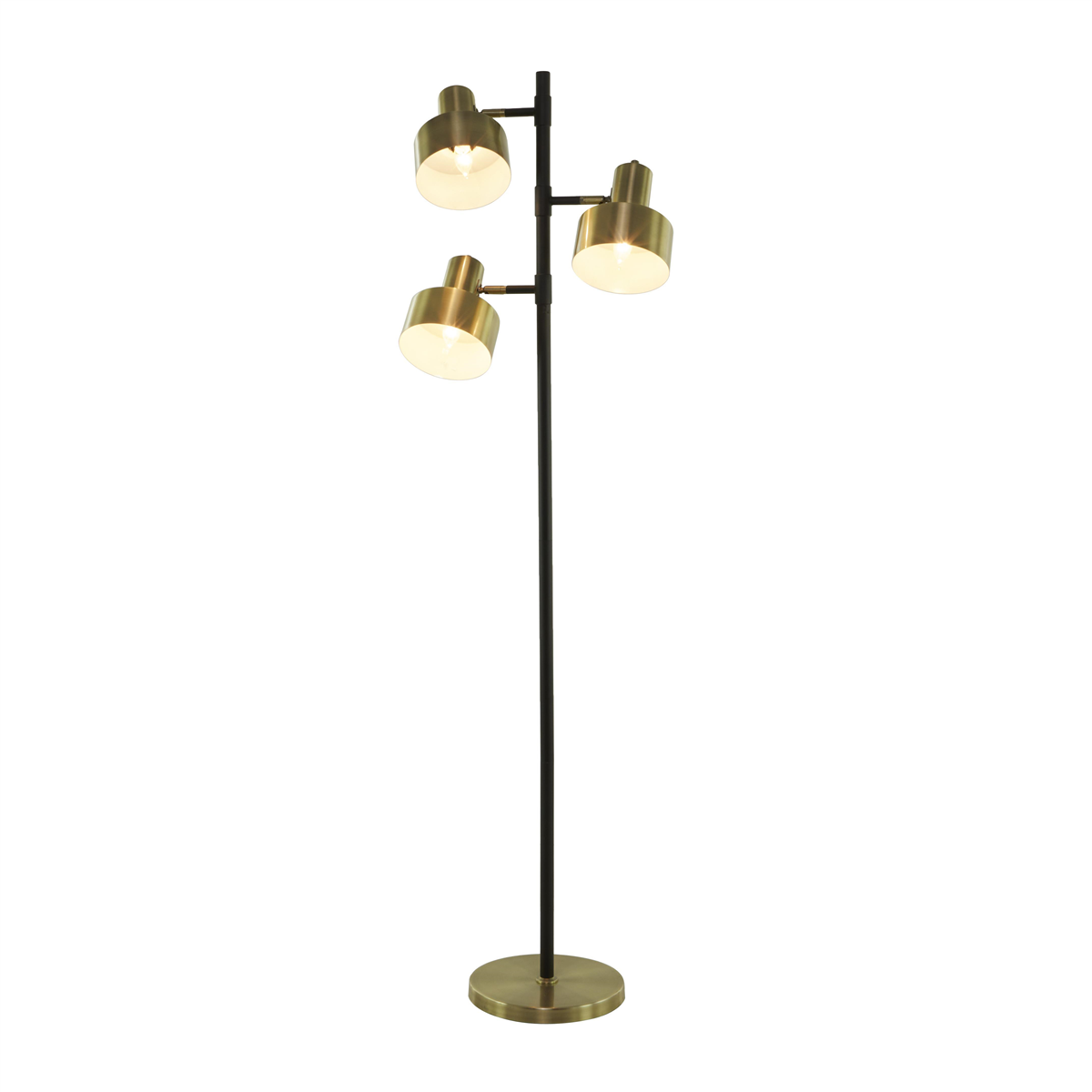 Click here for 9th & Pike(R) Contemporary Gold Metal Floor Lamp prices