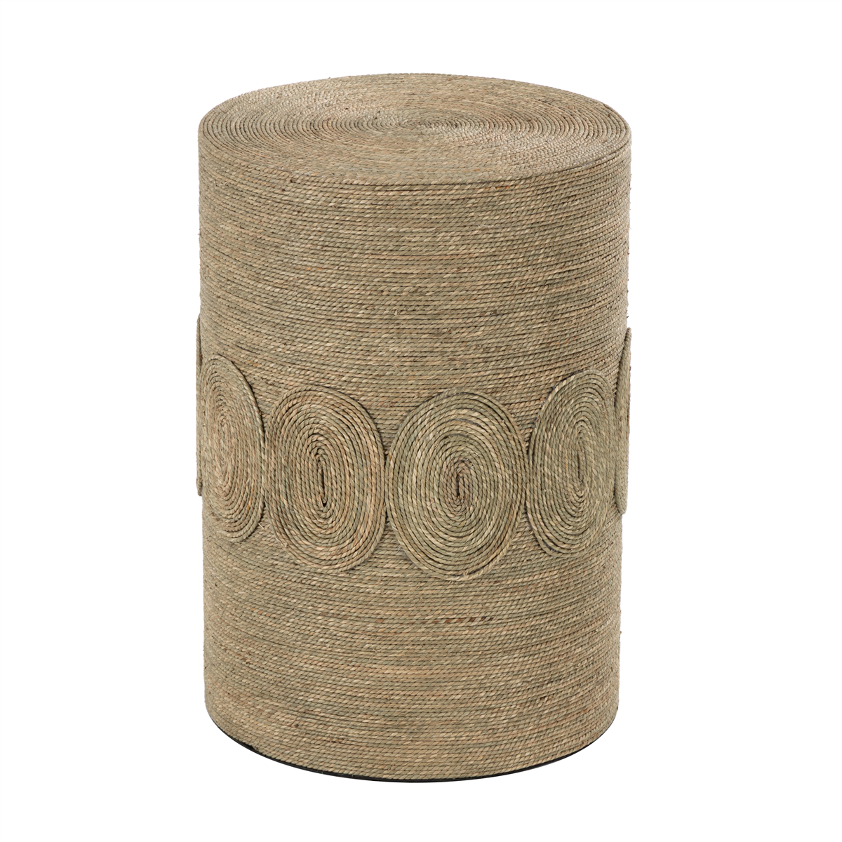 Click here for 9th & Pike(R) Traditional Brown Seagrass End Table prices