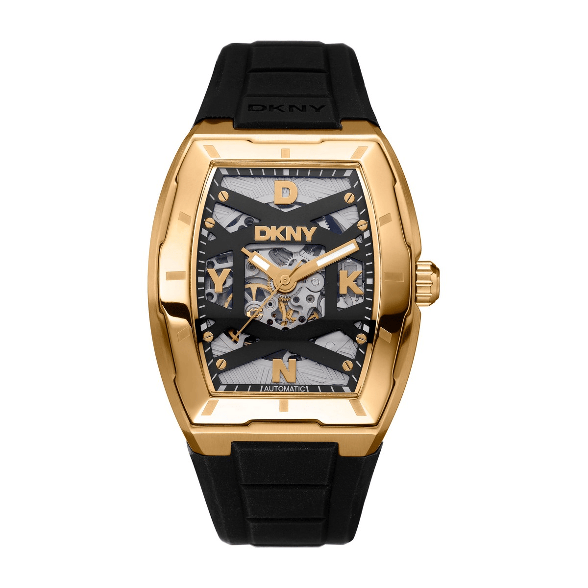 Click here for Mens DKNY Urban Automatic Black & Gold Dial Watch... prices