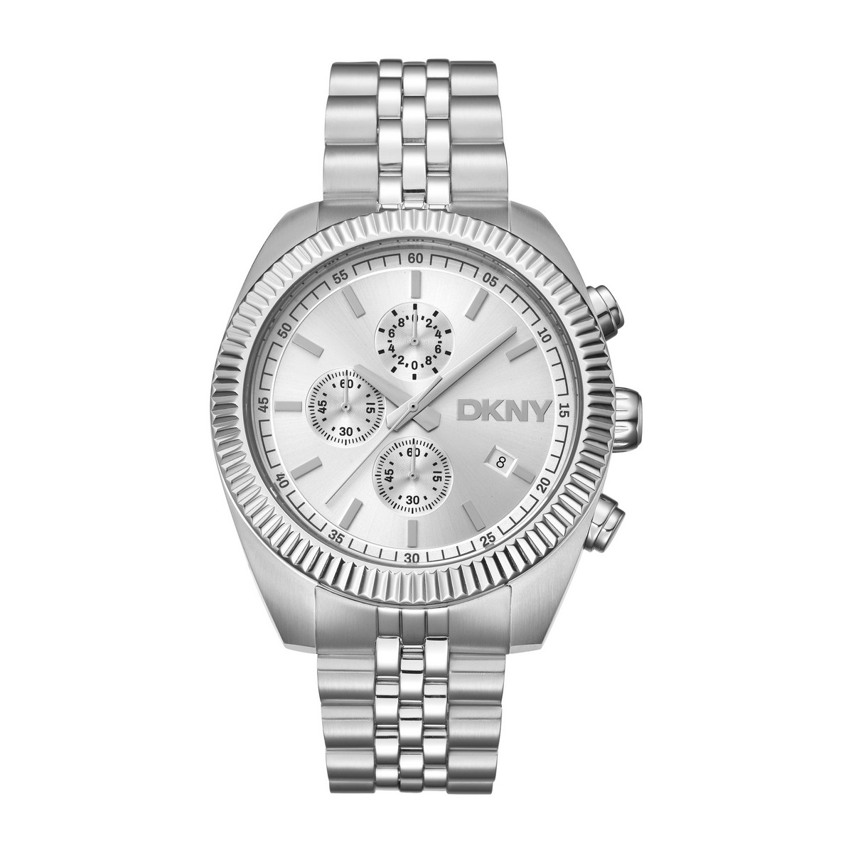 Click here for Mens DKNY Bezel Chronograph Bracelet Watch - DK1G1... prices