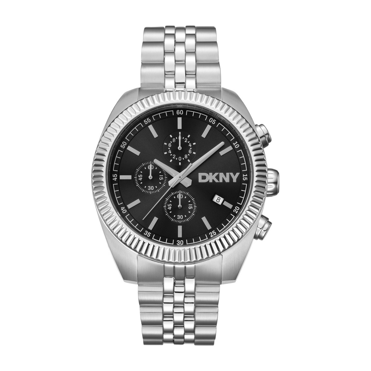 Click here for Mens DKNY Chronograph Black Dial Bracelet Watch -... prices