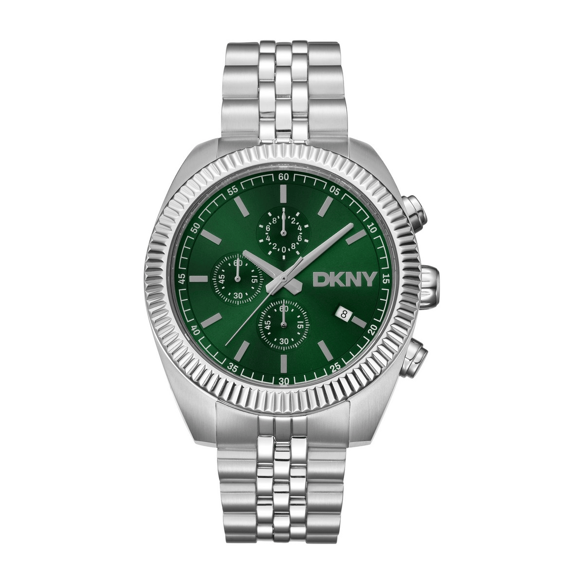 Click here for Mens DKNY Chronograph Green Dial Bracelet Watch -... prices