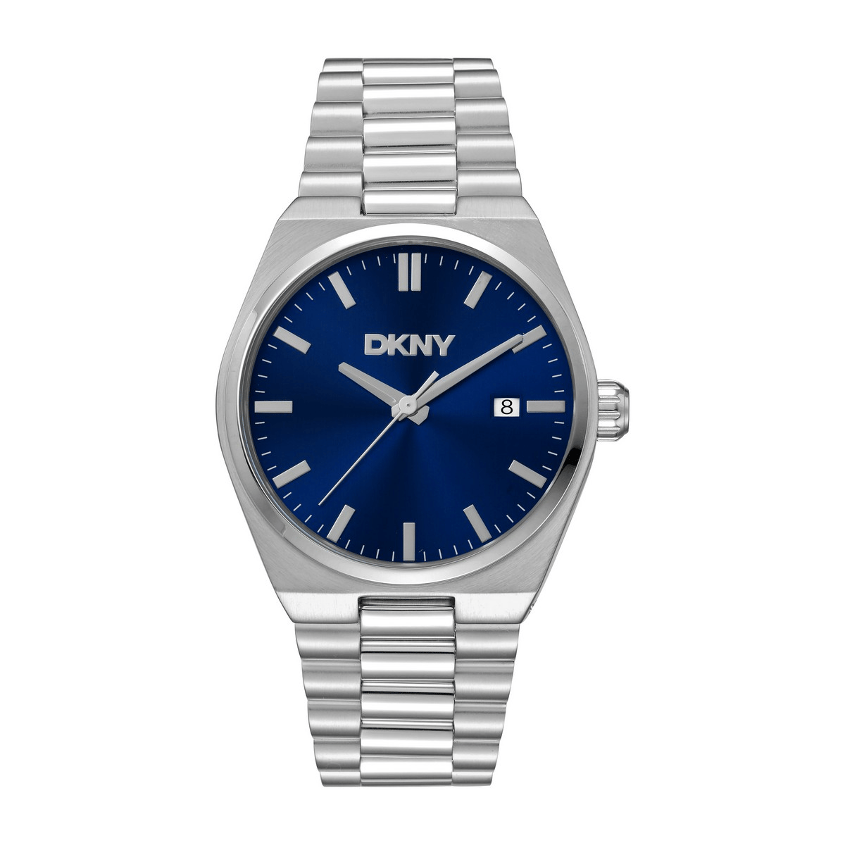 Click here for Mens DKNY Date Blue Dial Bracelet Watch - DK1G135M... prices