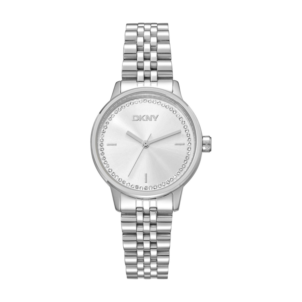 Click here for Womens DKNY Crystal Accented Dial Bracelet Watch -... prices
