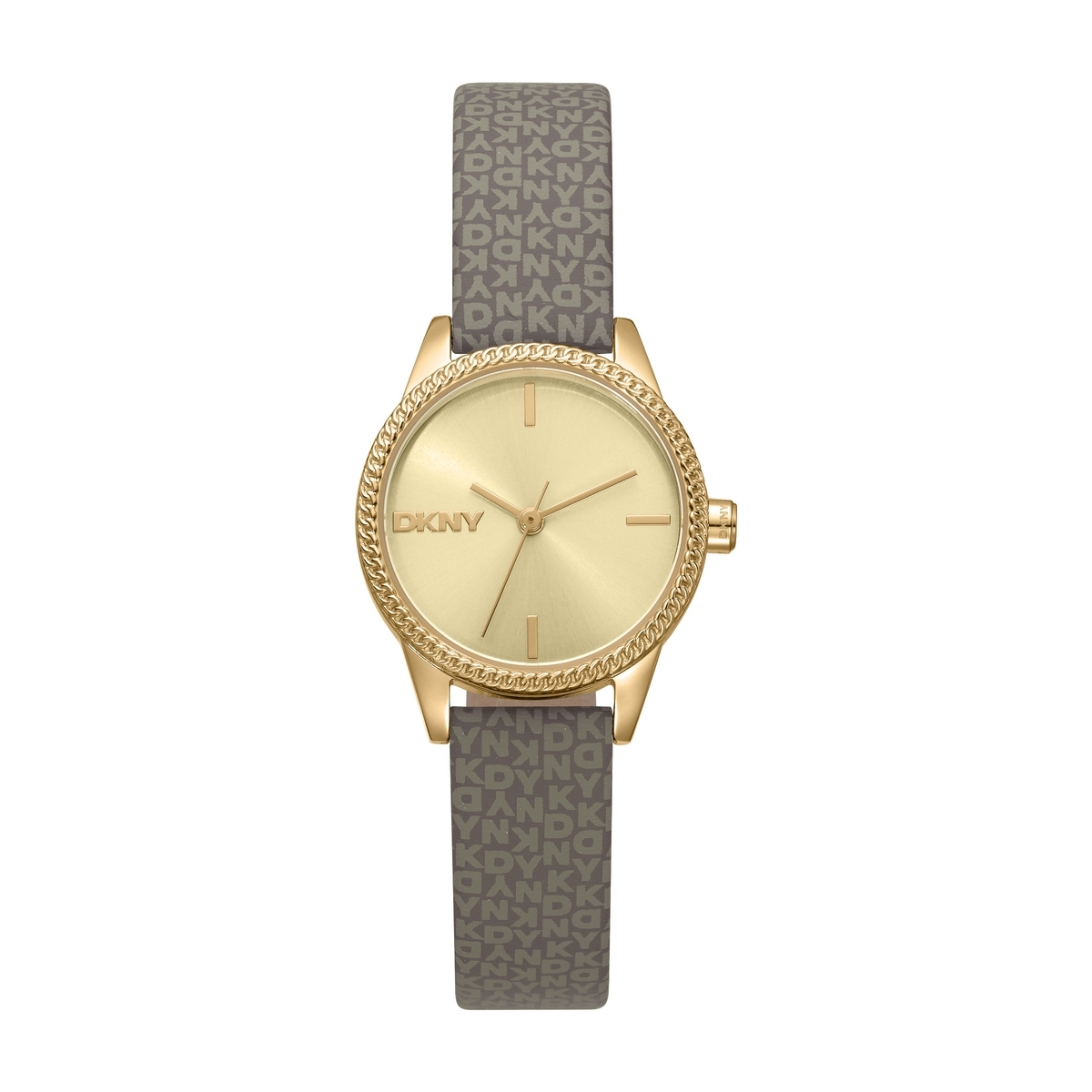 Click here for Womens DKNY Milanese Brown Strap Gold-Tone Watch D... prices