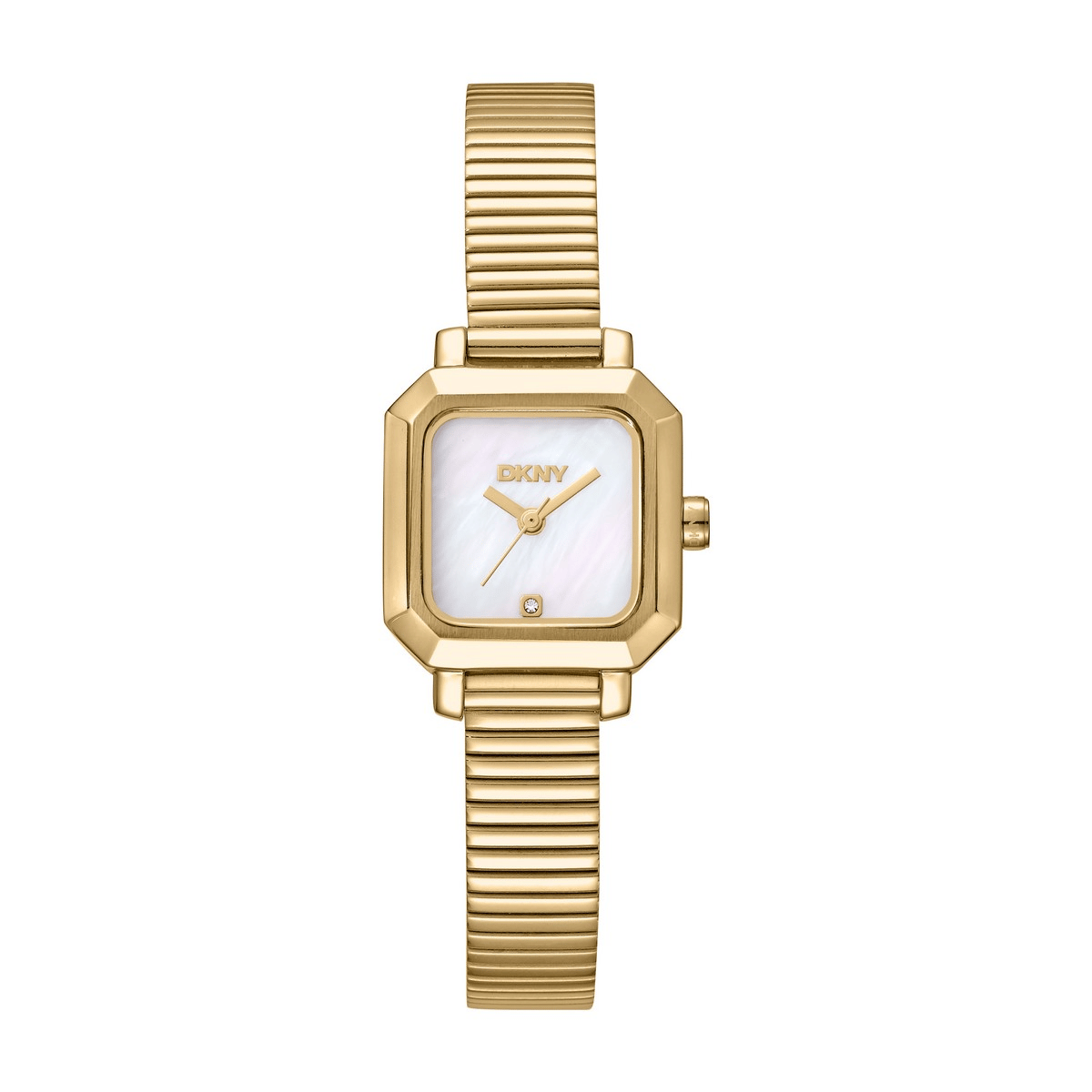 Click here for Womens DKNY Gold-Tone White Dial Tubogas Watch - D... prices