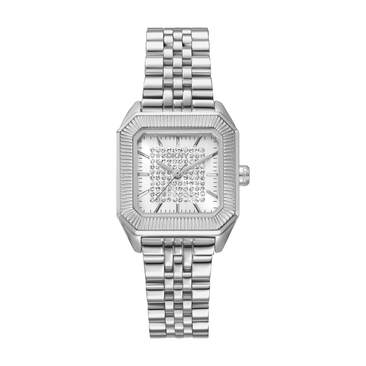 Click here for Womens DKNY Signature Shape Silver Bracelet Watch... prices
