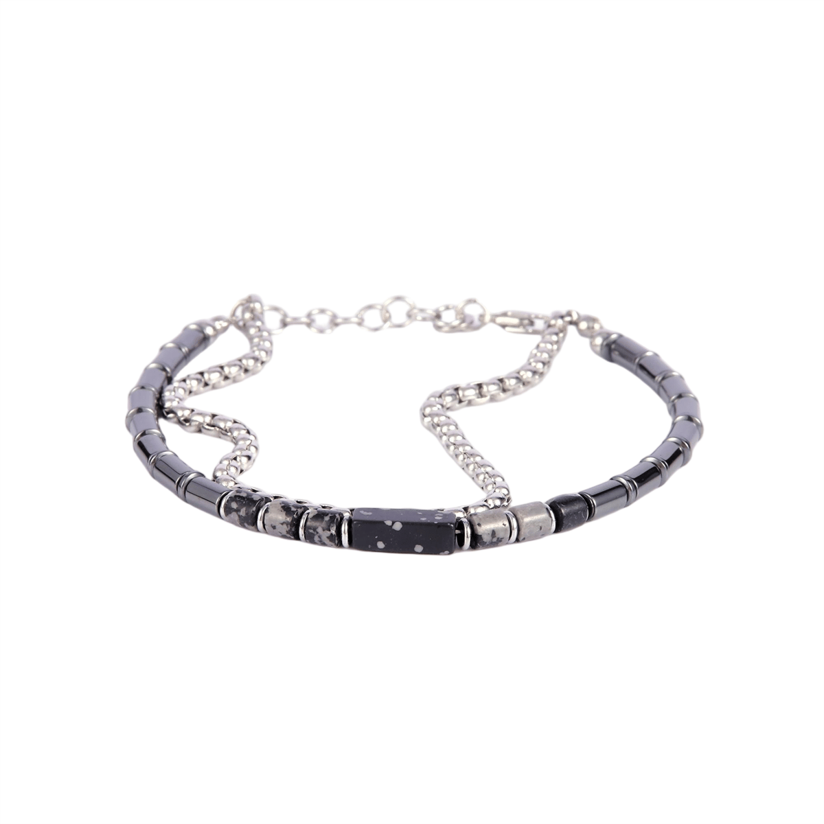 Click here for Mens Iron Saints Black Hematite Bead Multi-Strand... prices