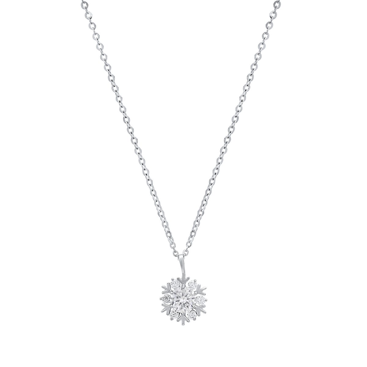 Click here for Saffron 0.5ctw. Moissanite Diamond Snowflake Penda... prices