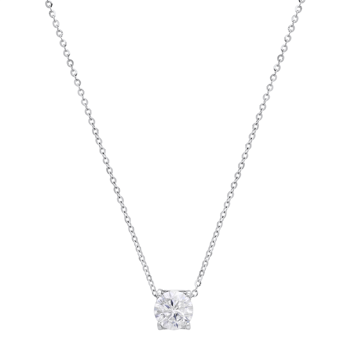 Click here for Saffron 1ctw. Moissanite Diamond Basket Pendant Ne... prices