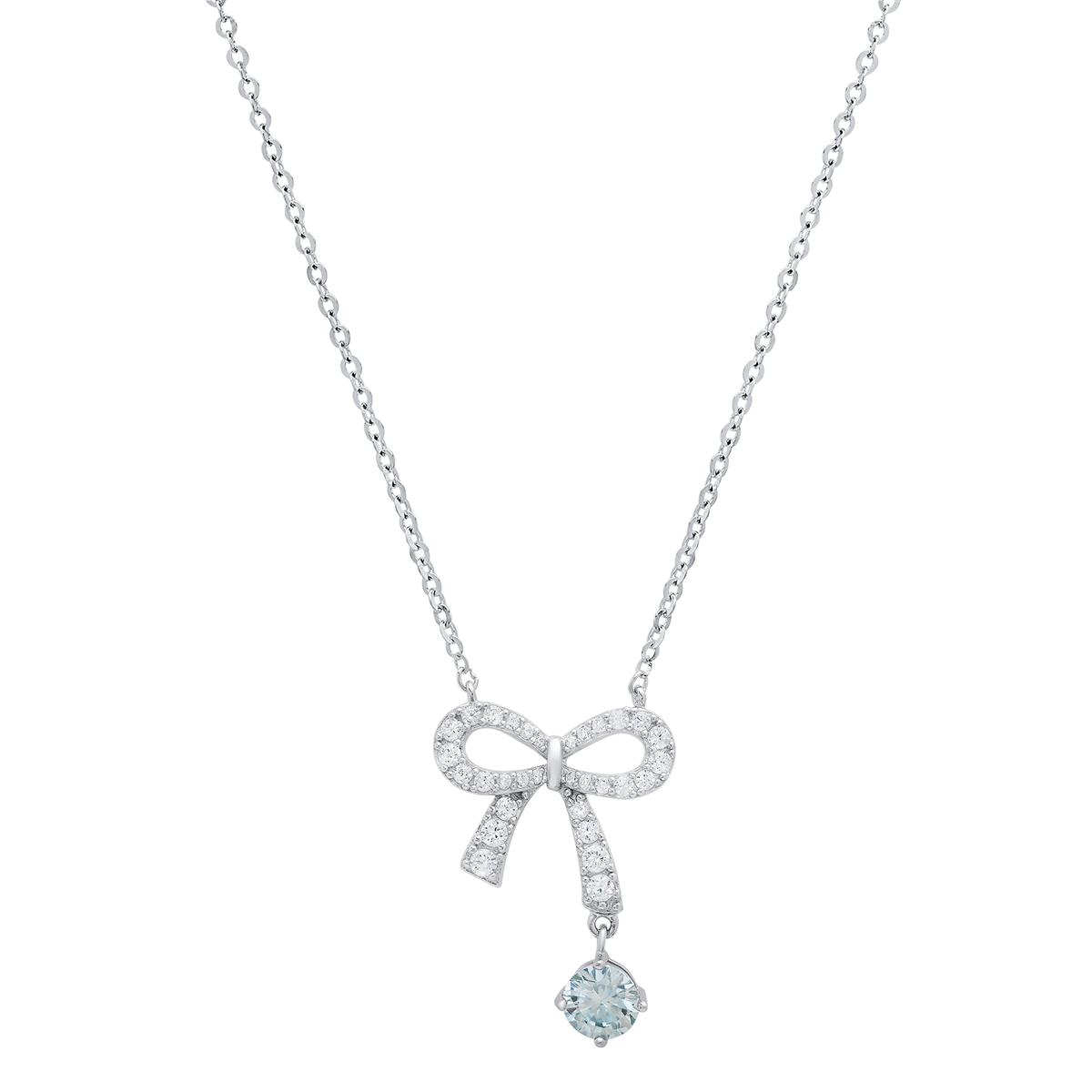Click here for Saffron 0.5ctw. Bow Drop Turquoise Moissanite Diam... prices