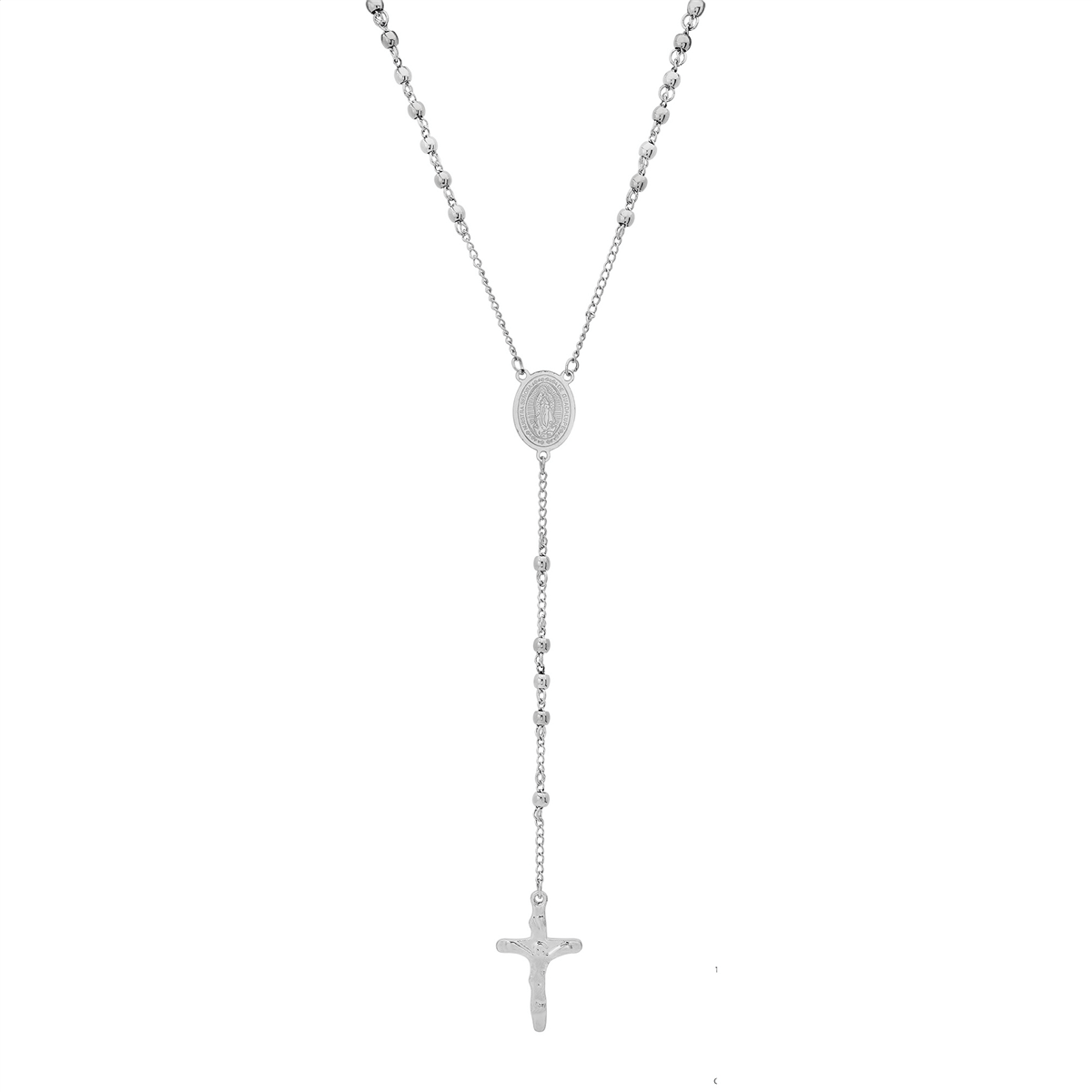 Click here for Mens Iron Saints Beaded Rosary with Miraculous Med... prices