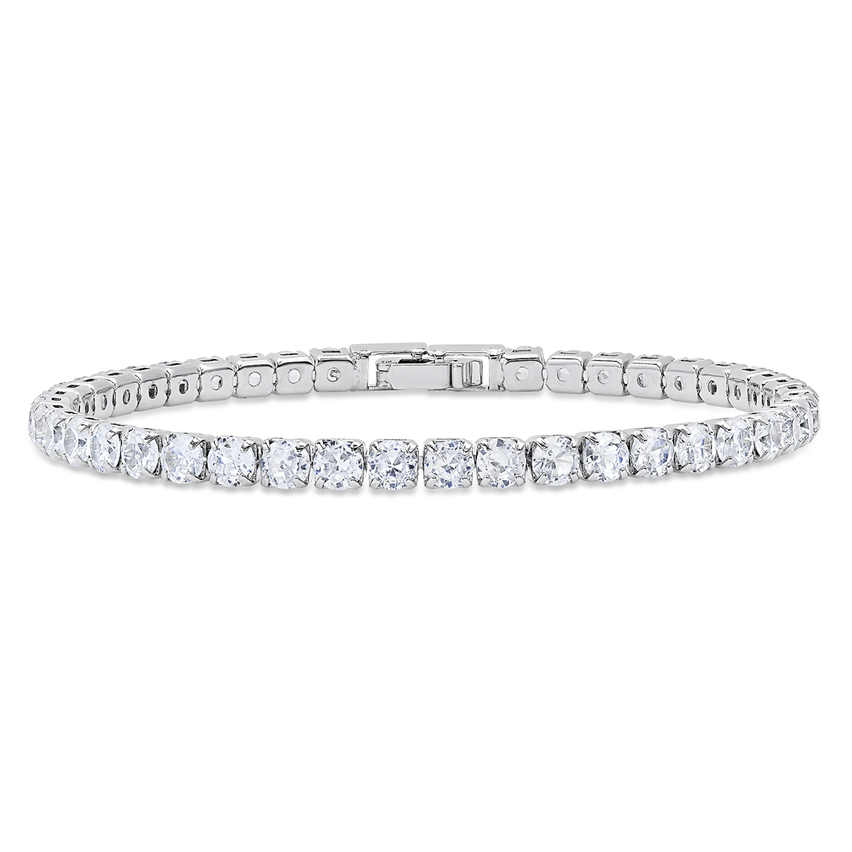 Click here for Saffron 5.6ctw. Moissanite Tennis Bracelet prices