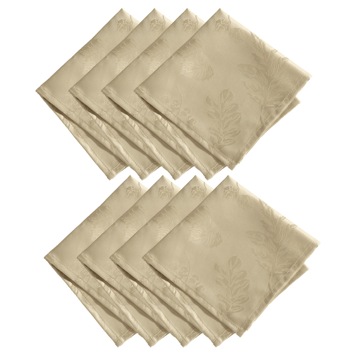 Click here for Threadmade Elegant Woven Leaves Jacquard Damask Na... prices