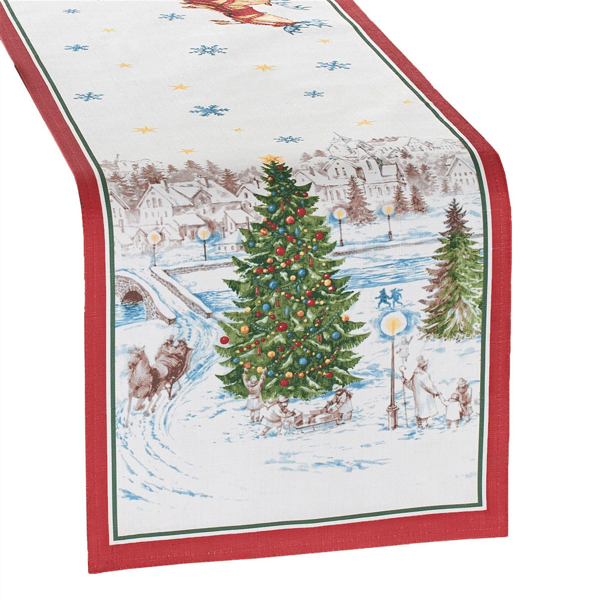 Click here for Threadmade Santas Snowy Sleighride Table Runner prices