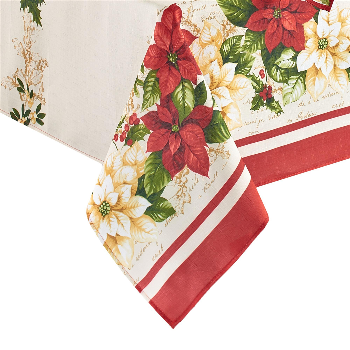 Click here for Threadmade Red & White Poinsettias Tablecloth prices