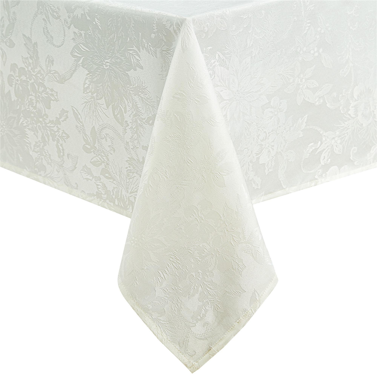 Click here for Threadmade Poinsettia Elegance Jacquard Holiday Ta... prices