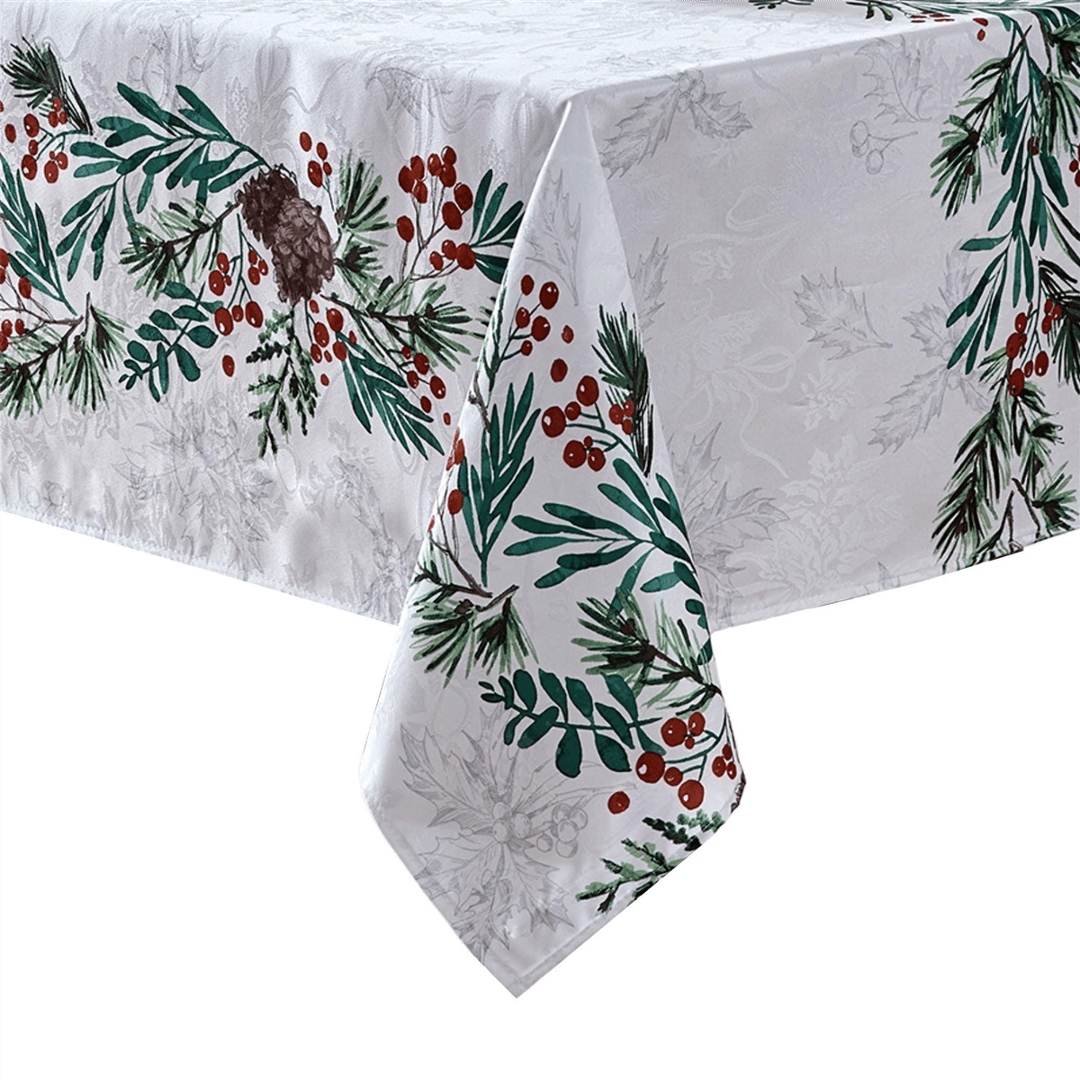 Click here for Threadmade Holly Berry Flourish Holiday Fabric Tab... prices