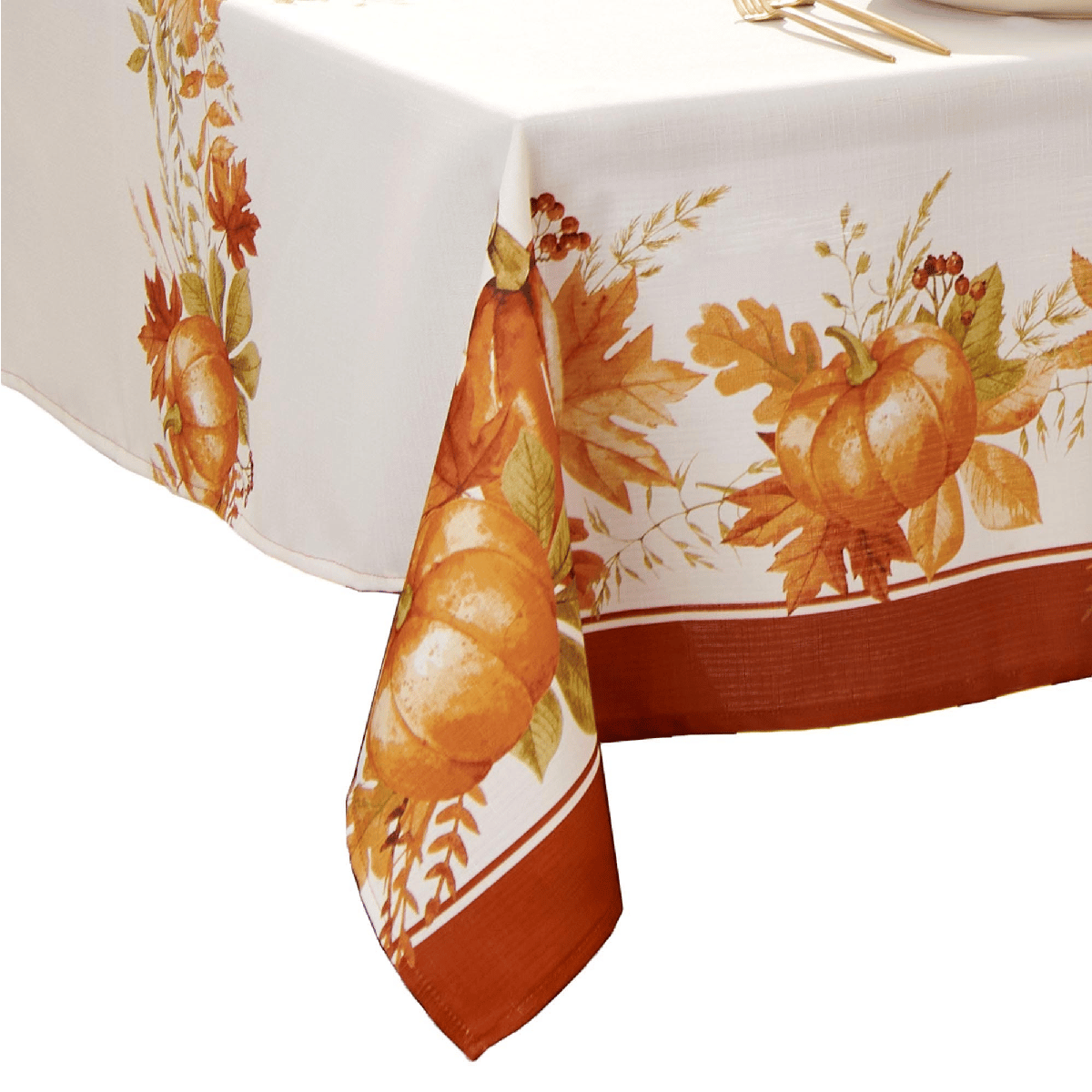 Click here for Threadmade Autumn Pumpkin Grove Fall Tablecloth prices