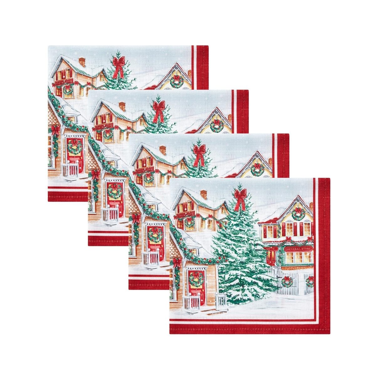 Click here for Threadmade Storybook Christmas Village Holiday Nap... prices