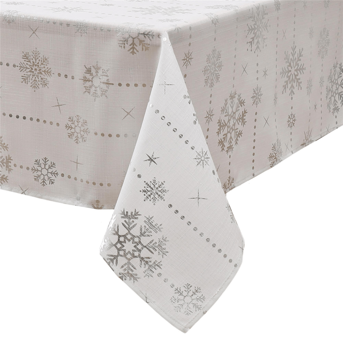 Click here for Threadmade Foil Wonderland Snowflake Holiday Fabri... prices