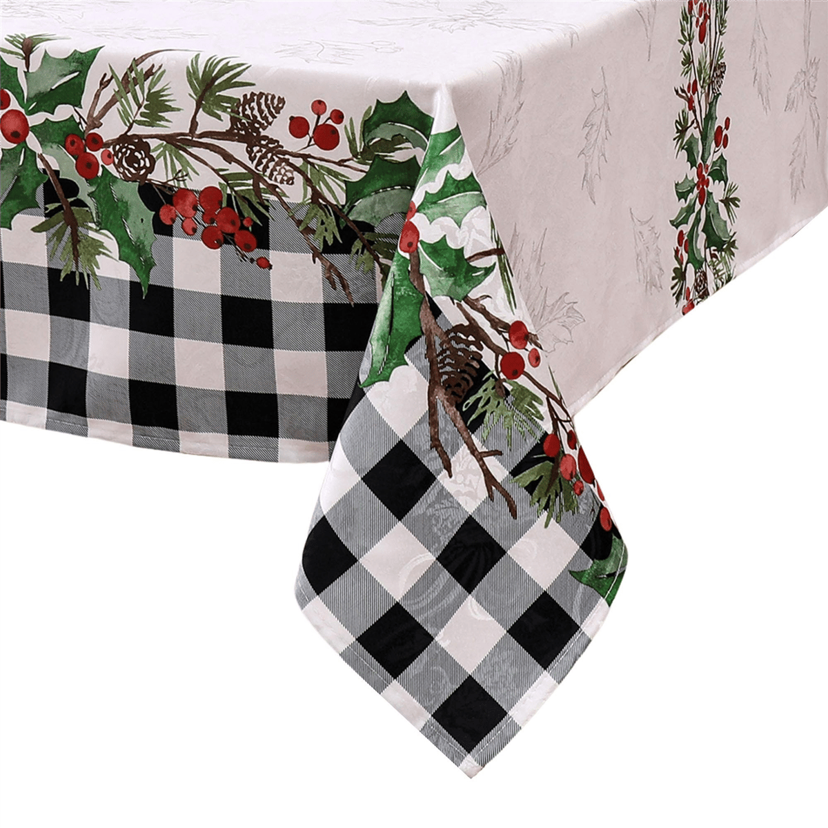 Click here for Threadmade Holly Farmhouse Charm Holiday Fabric Ta... prices