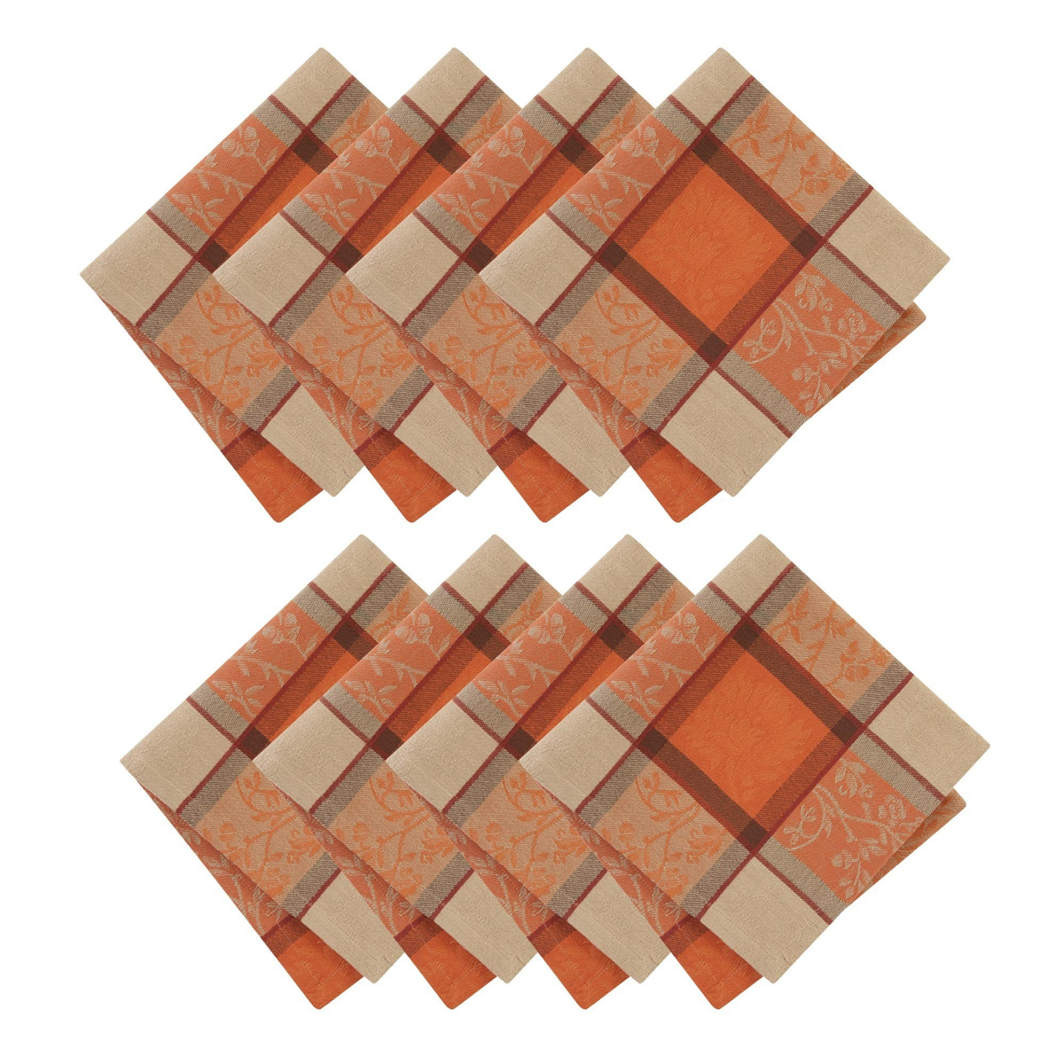 Click here for Threadmade Autumnal Harvest Jacquard Napkins - Set... prices