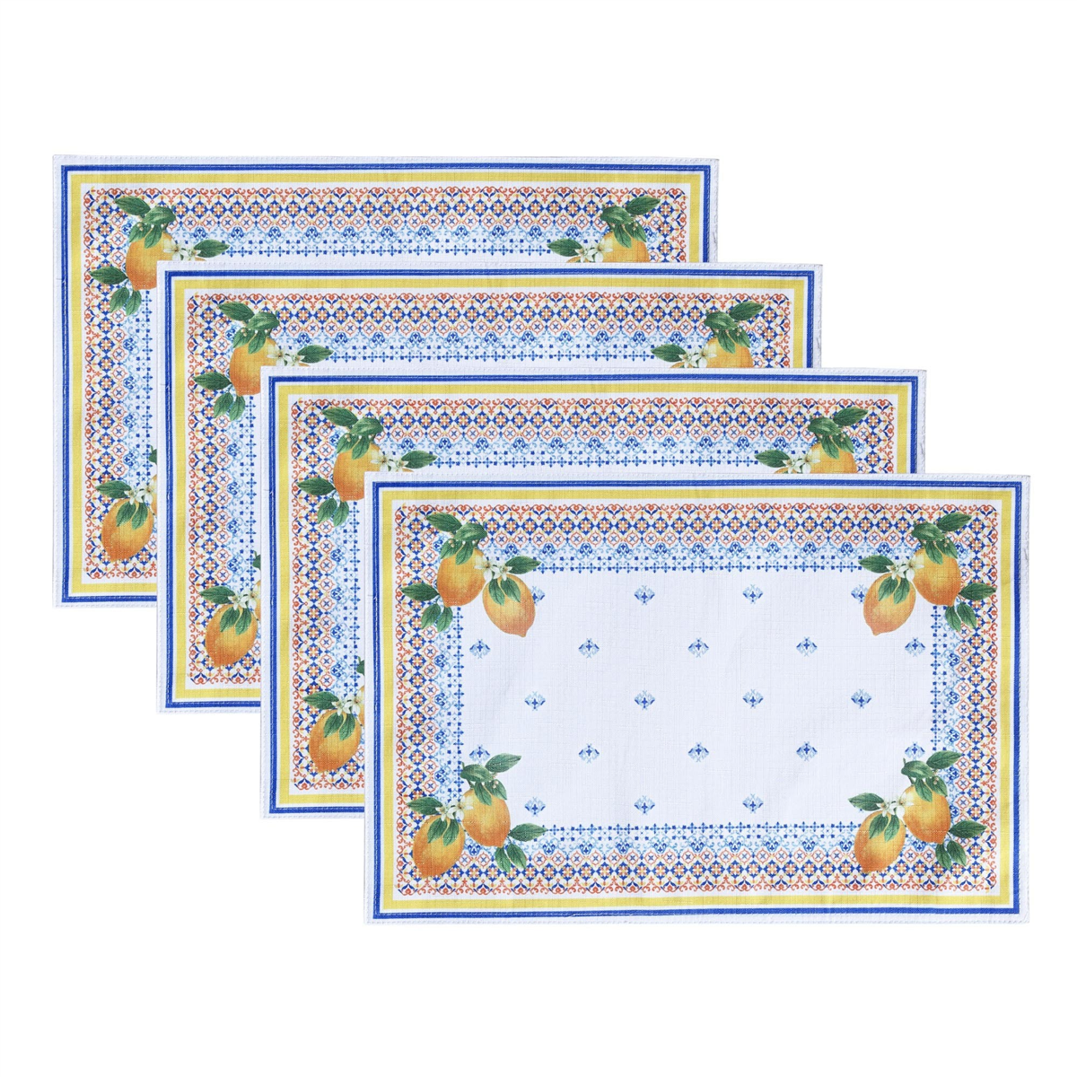 Click here for Threadmade Capri Lemon Placemat - Set of 4 prices