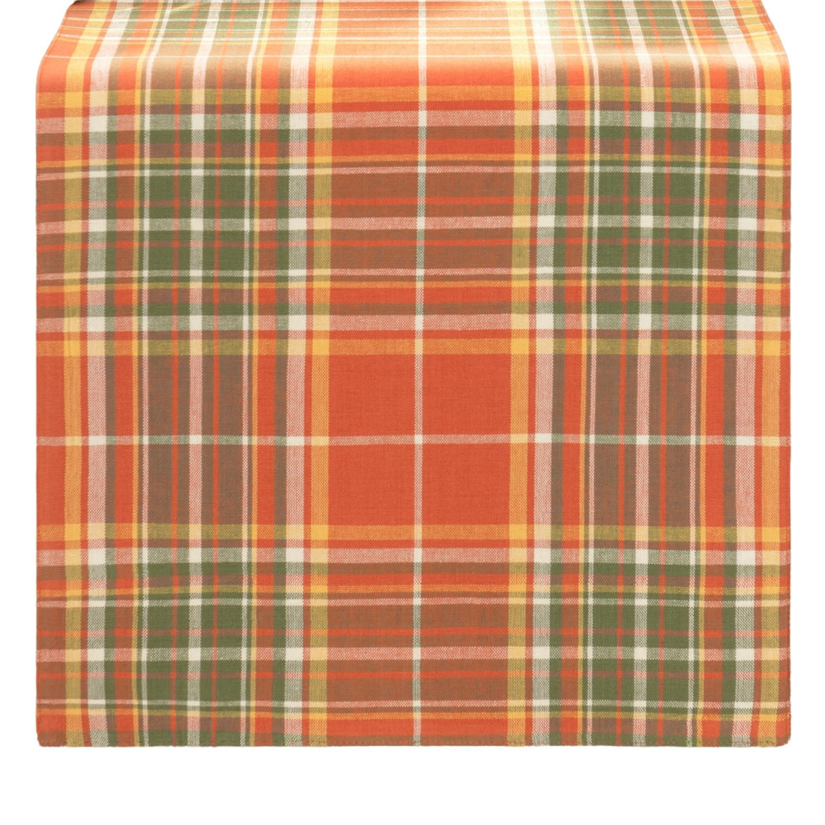 Click here for Threadmade Hawley Plaid Harvest Cotton Table Runne... prices
