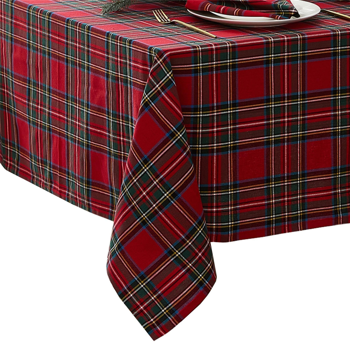 Click here for Threadmade Stowe Tartan Holiday Plaid Tablecloth prices