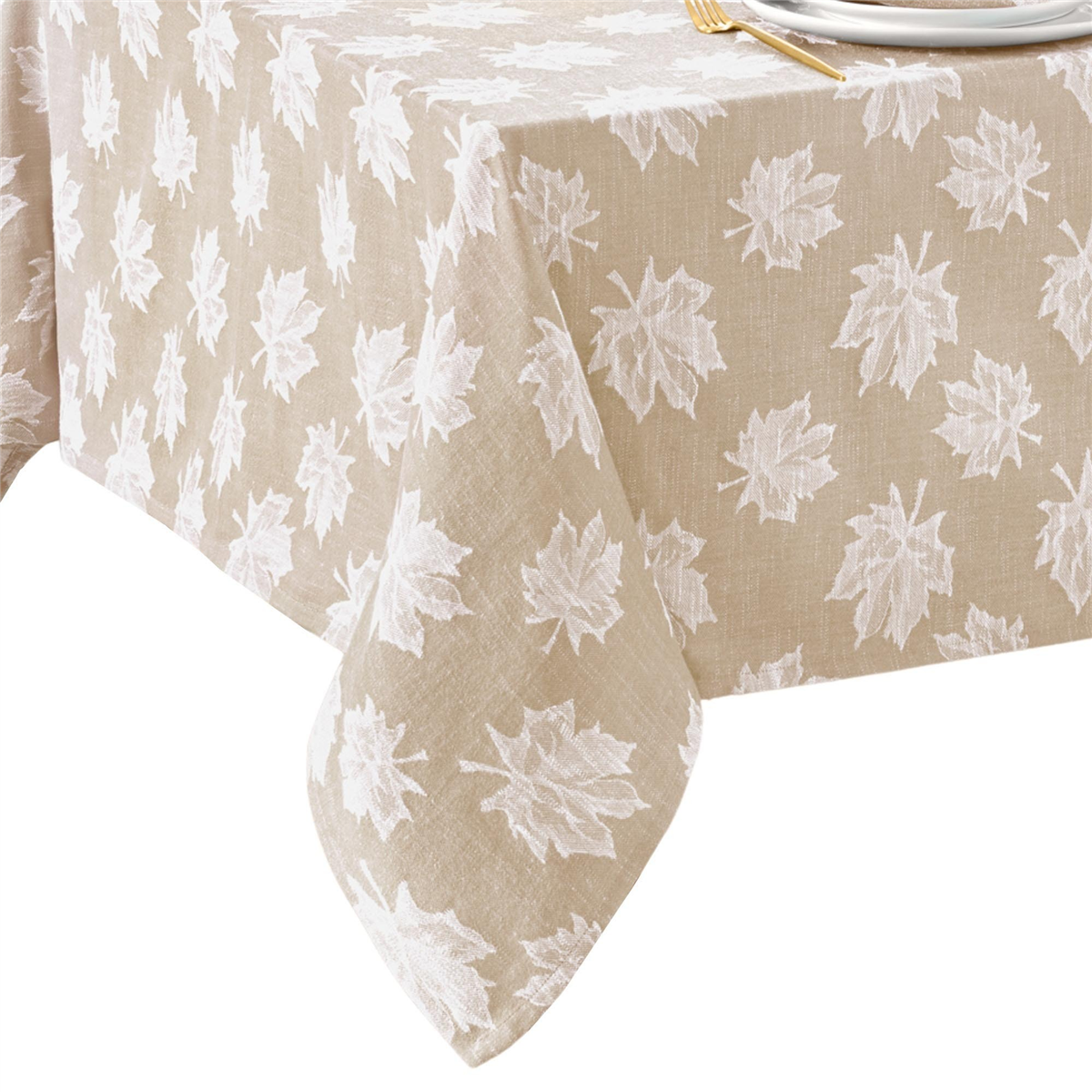 Click here for Threadmade Falling Leaves Jacquard Tablecloth prices