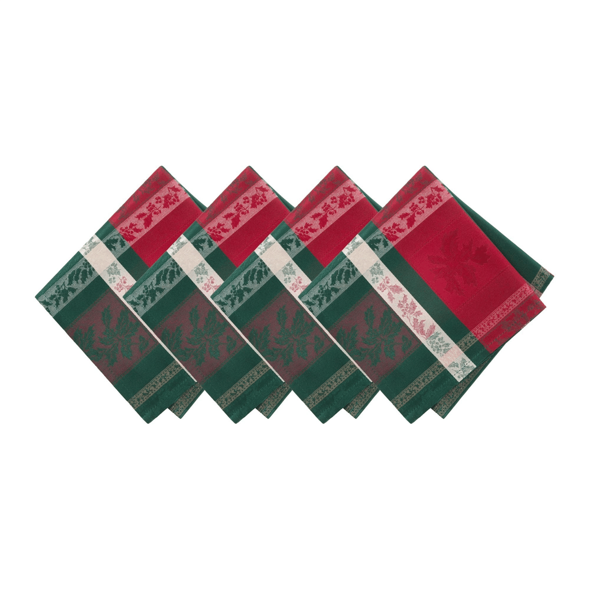 Click here for Threadmade Merry & Festive Jacquard Napkins - Set... prices