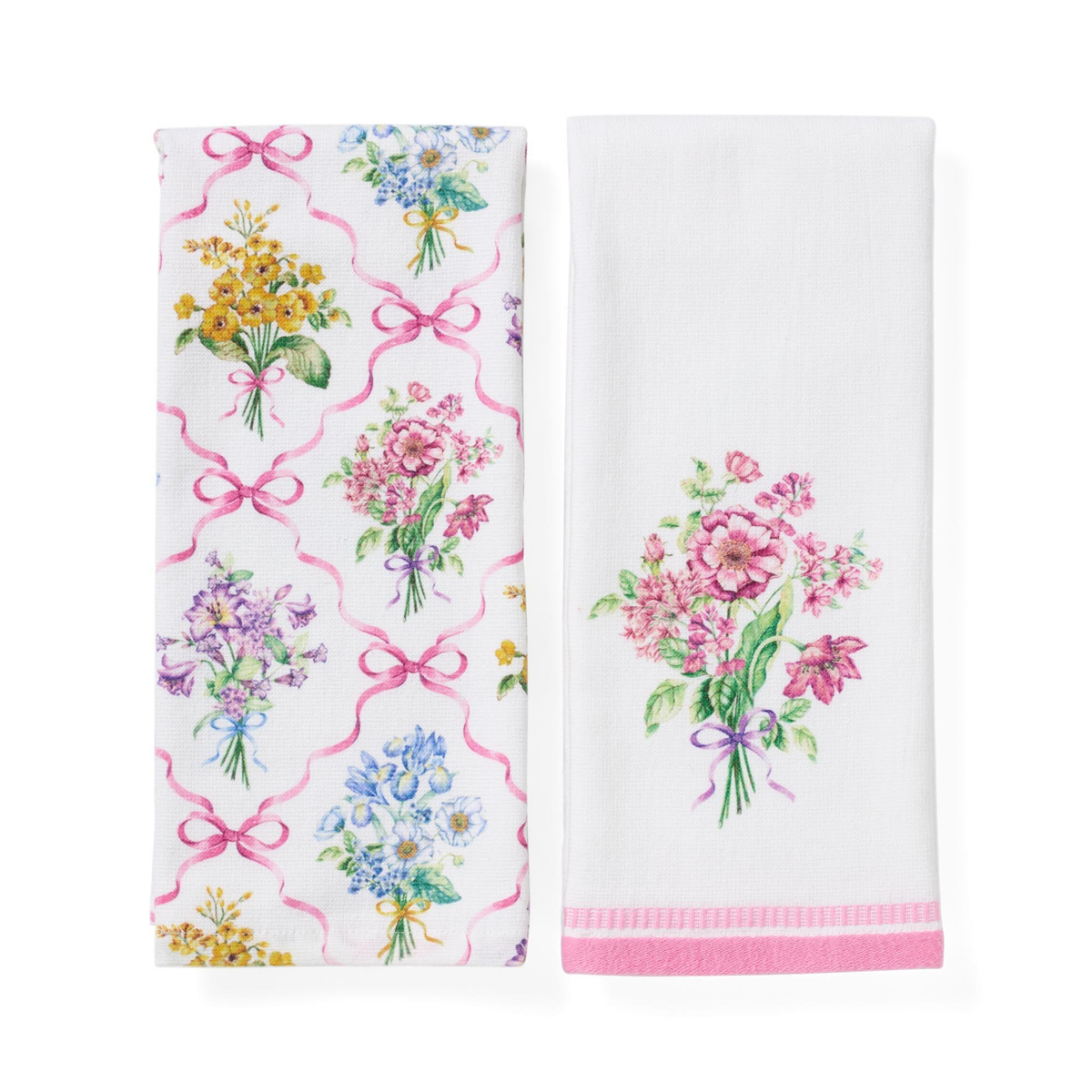 Click here for Lenox(R) Bouquet Ribbon Kitchen Towels - Set of 2 prices