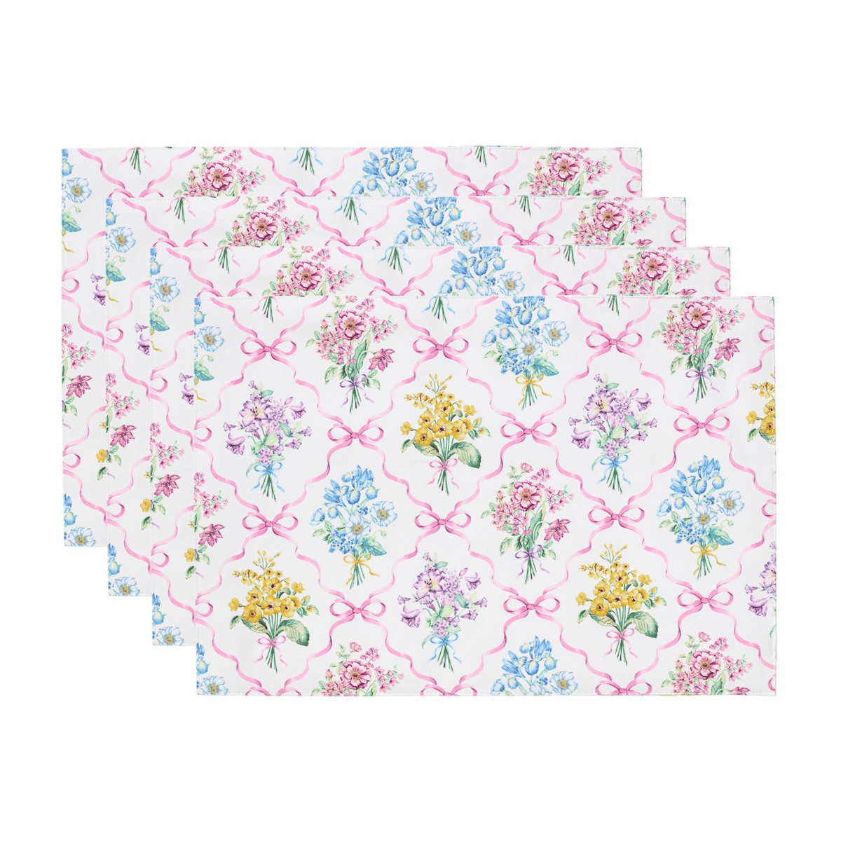 Click here for Lenox(R) Bouquet Ribbon Placemats - Set of 4 prices