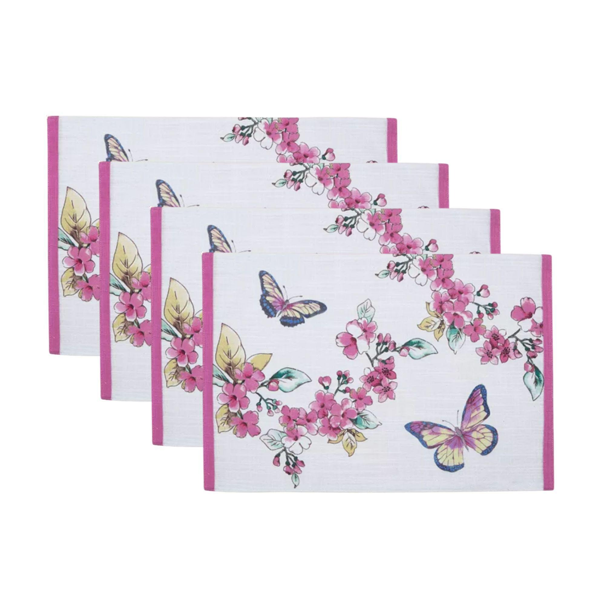 Click here for Lenox(R) Butterfly Meadow Floral Placemats - Set o... prices