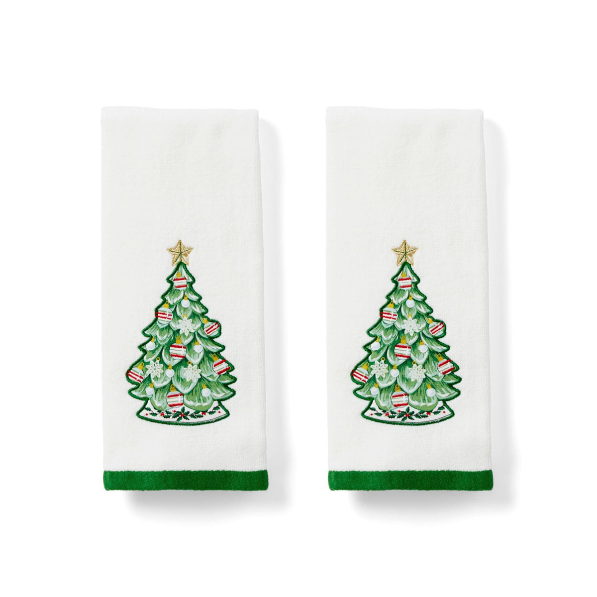 Click here for Lenox(R) Advent Tree Kitchen Towels - Set of 2 prices