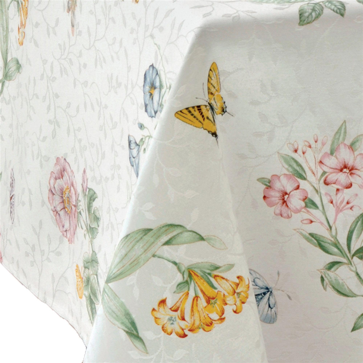 Click here for Lenox(R) Butterfly Meadow Damask Tablecloth prices